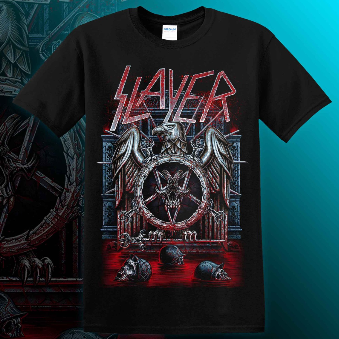 POLERA SLAYER - LOGO (MODELO 2) – discoreal