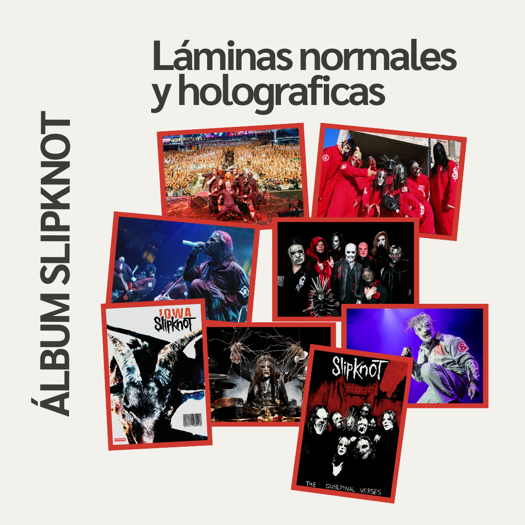 ÁLBUM STICKER - SLIPKNOT – discoreal