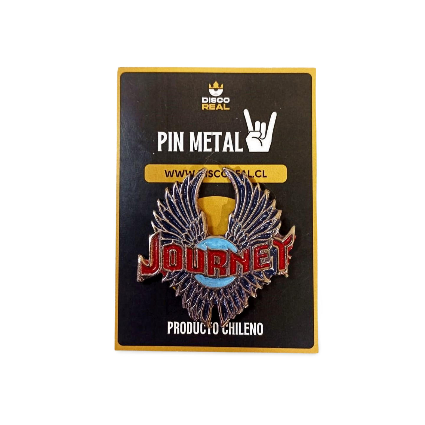 PIN METAL - JOURNEY LOGO – discoreal