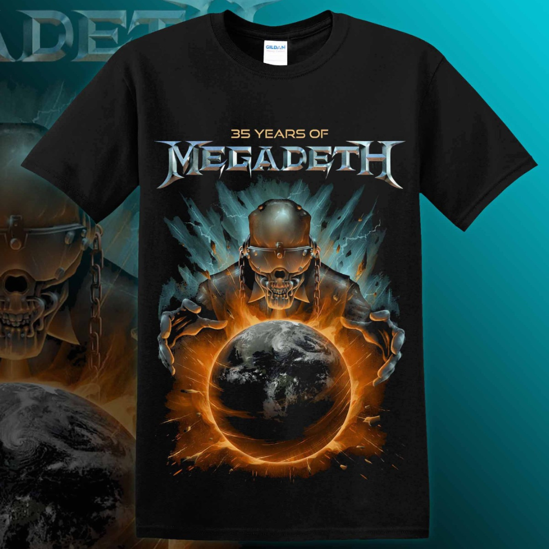 POLERA MEGADETH - 35 YEARS OF MEGADETH – discoreal